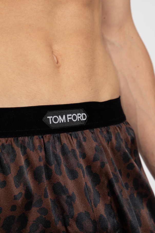 Tom Ford Silk Boxers With Logo Mens Clothing Vitkac
